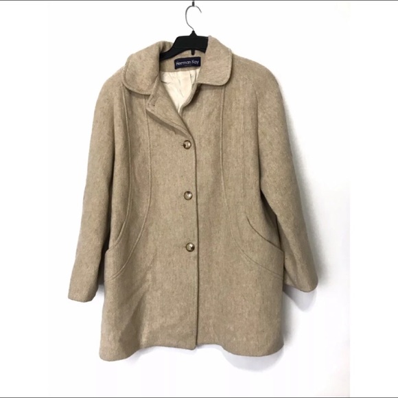 Herman Kay | Jackets & Coats | Vintage Herman Kay Womens A Line Wool ...